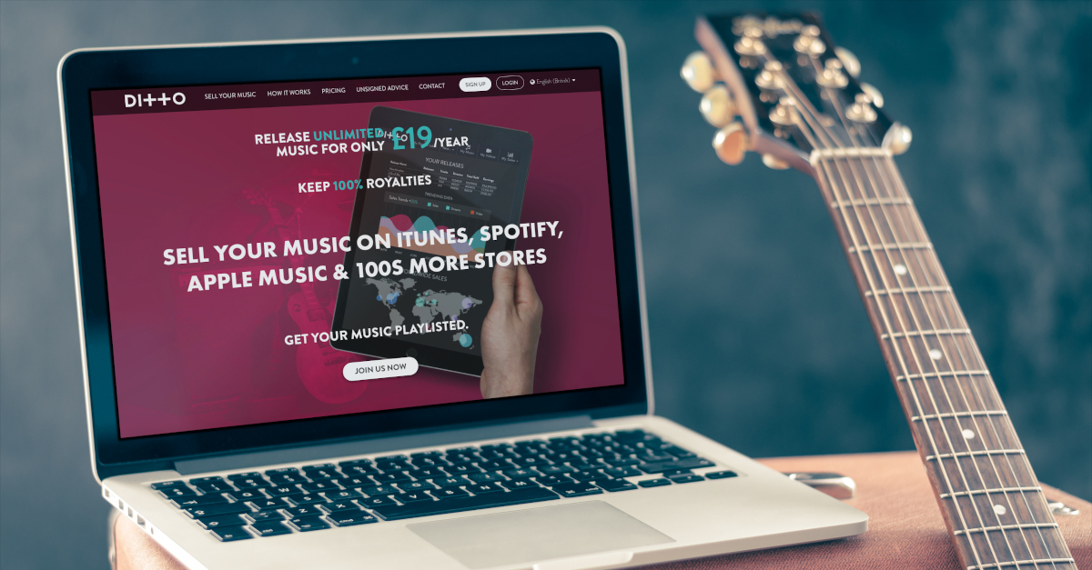 Digitalvertrieb inklusive: Kooperation mit Ditto Music | gigmit blog
